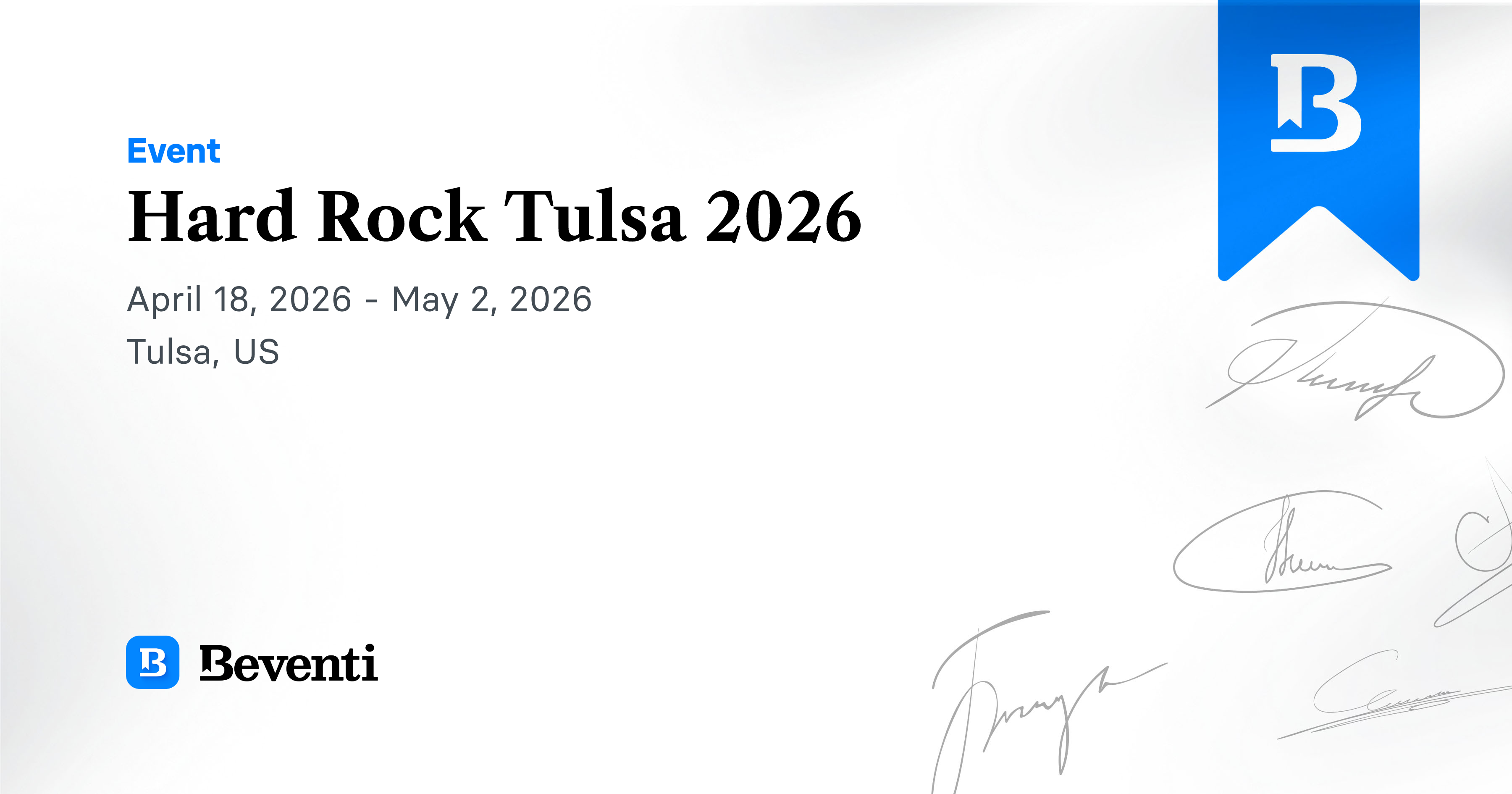 Hard Rock Tulsa 2026