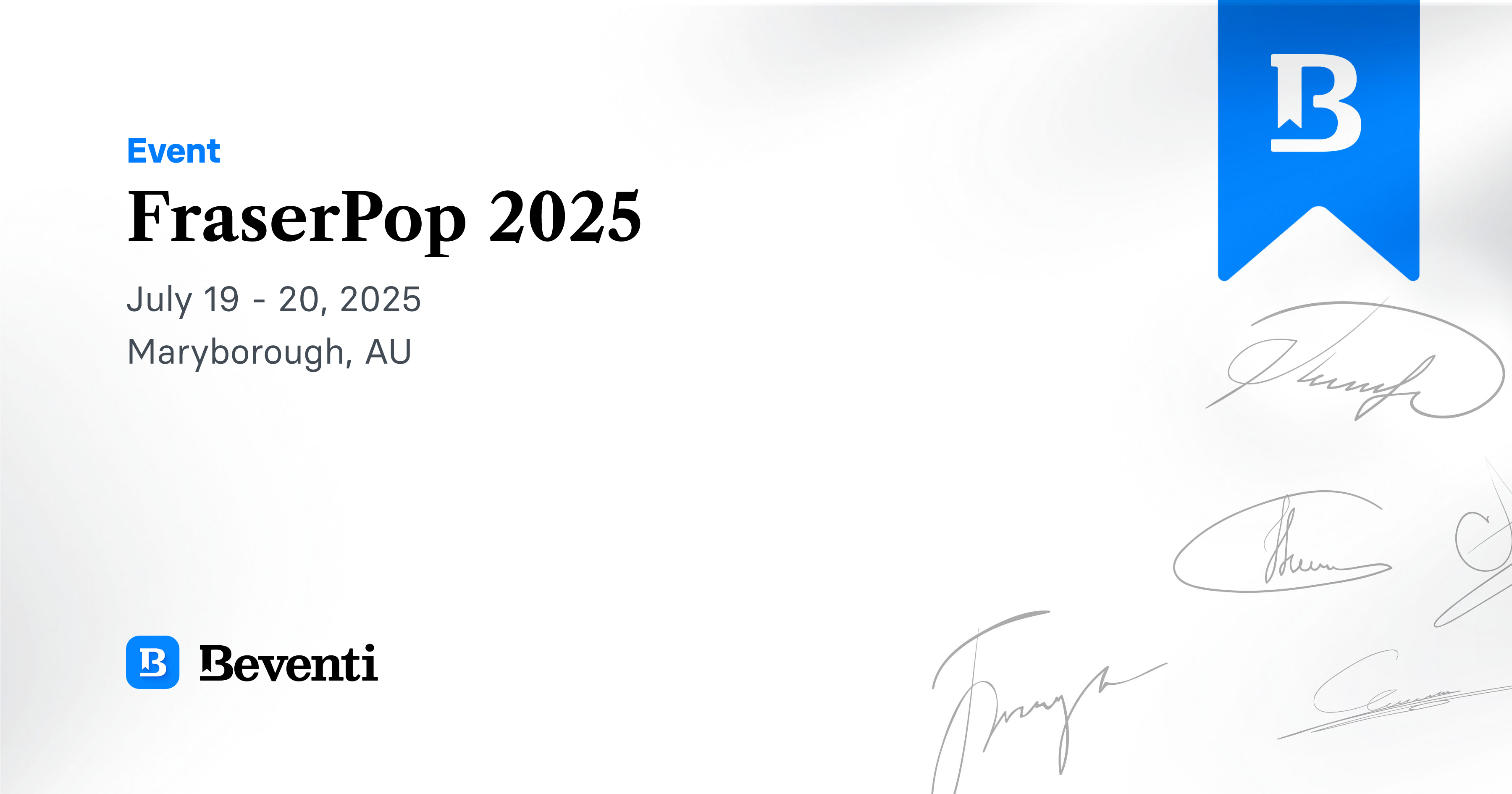FraserPop Maryborough 2025
