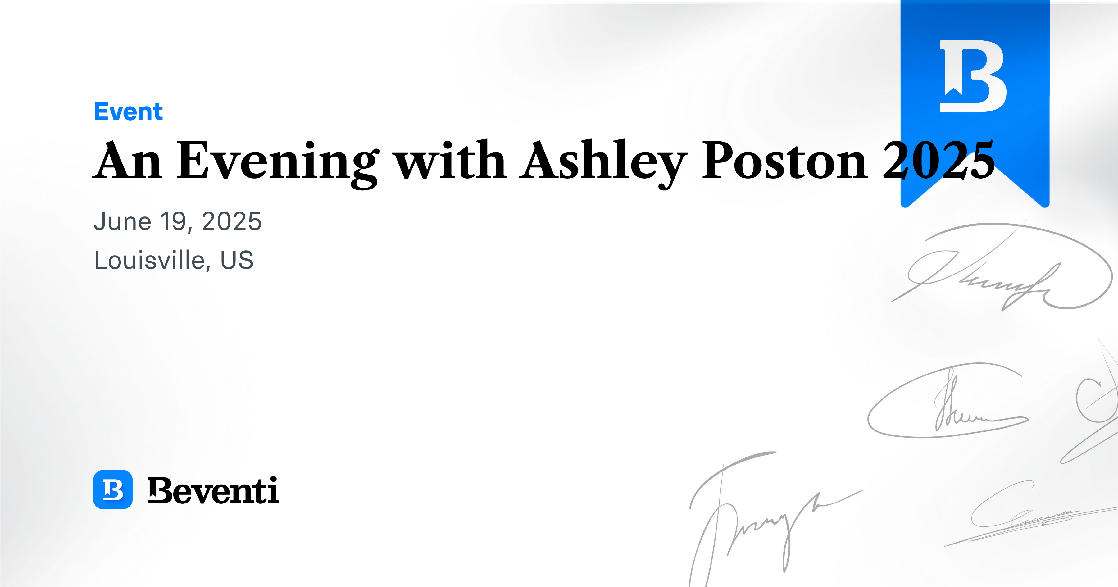 An Evening with Ashley Poston 2025 - Beventi