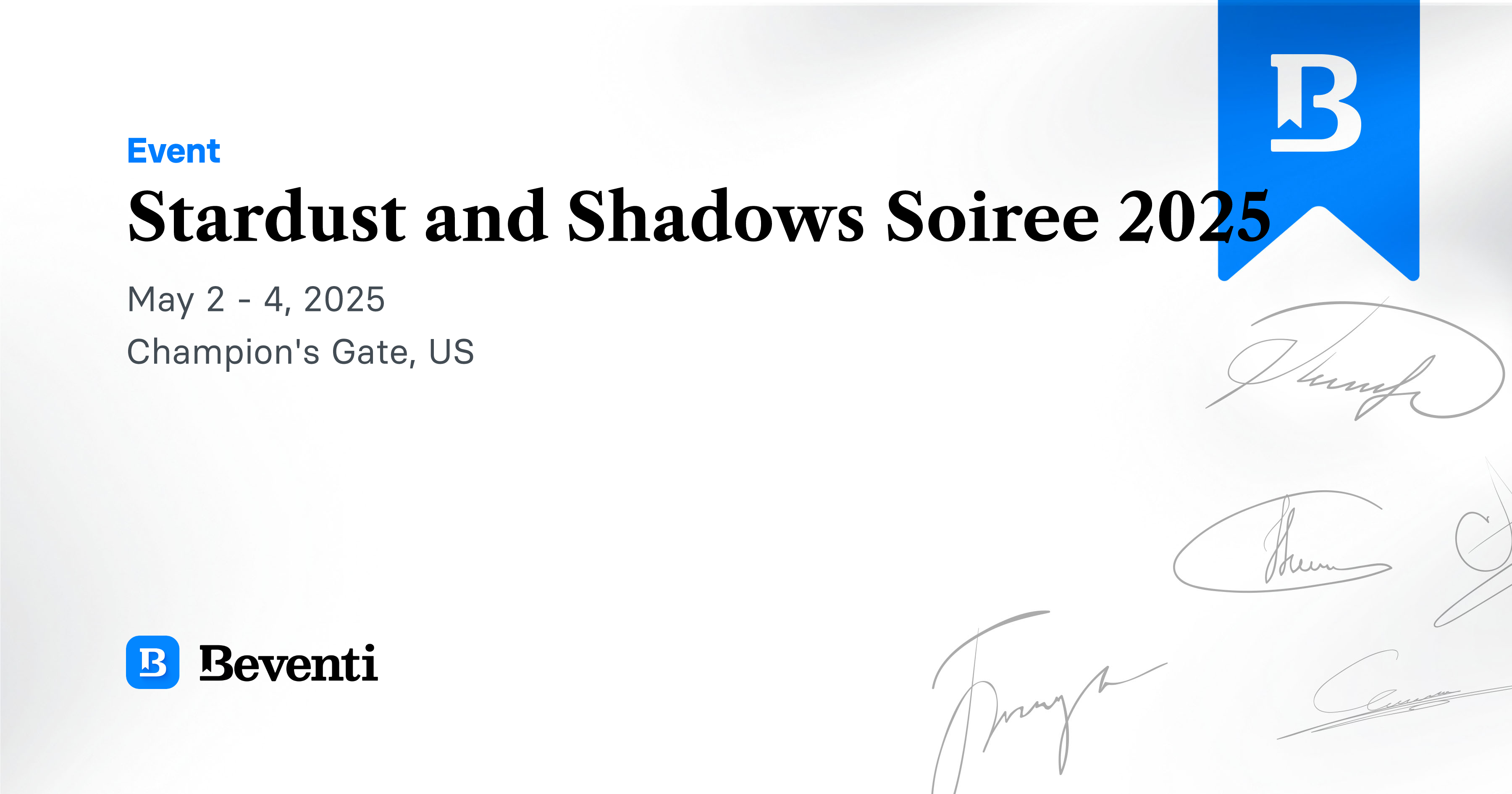 Stardust and Shadows Soiree 2025