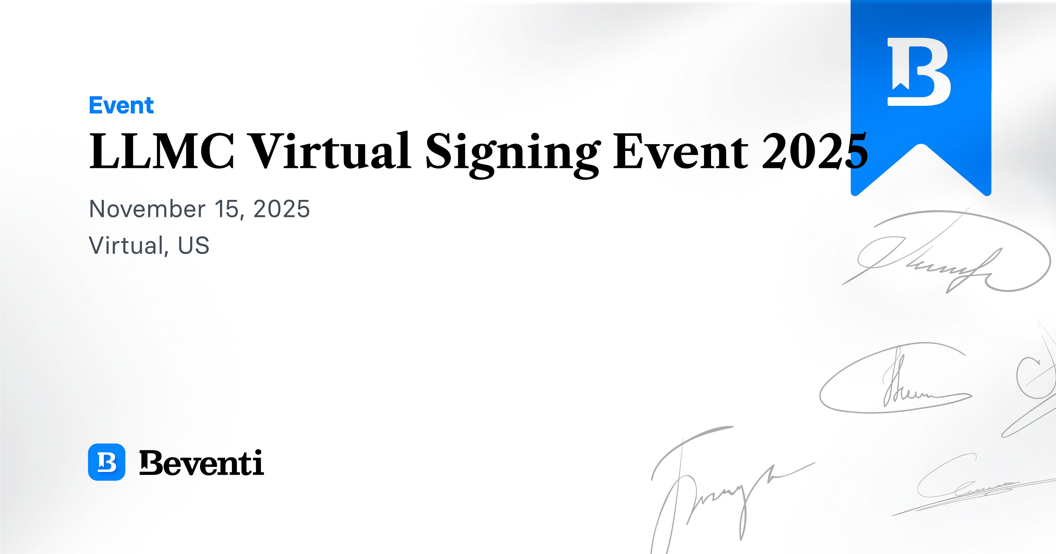 LLMC Virtual Signing Event 2025