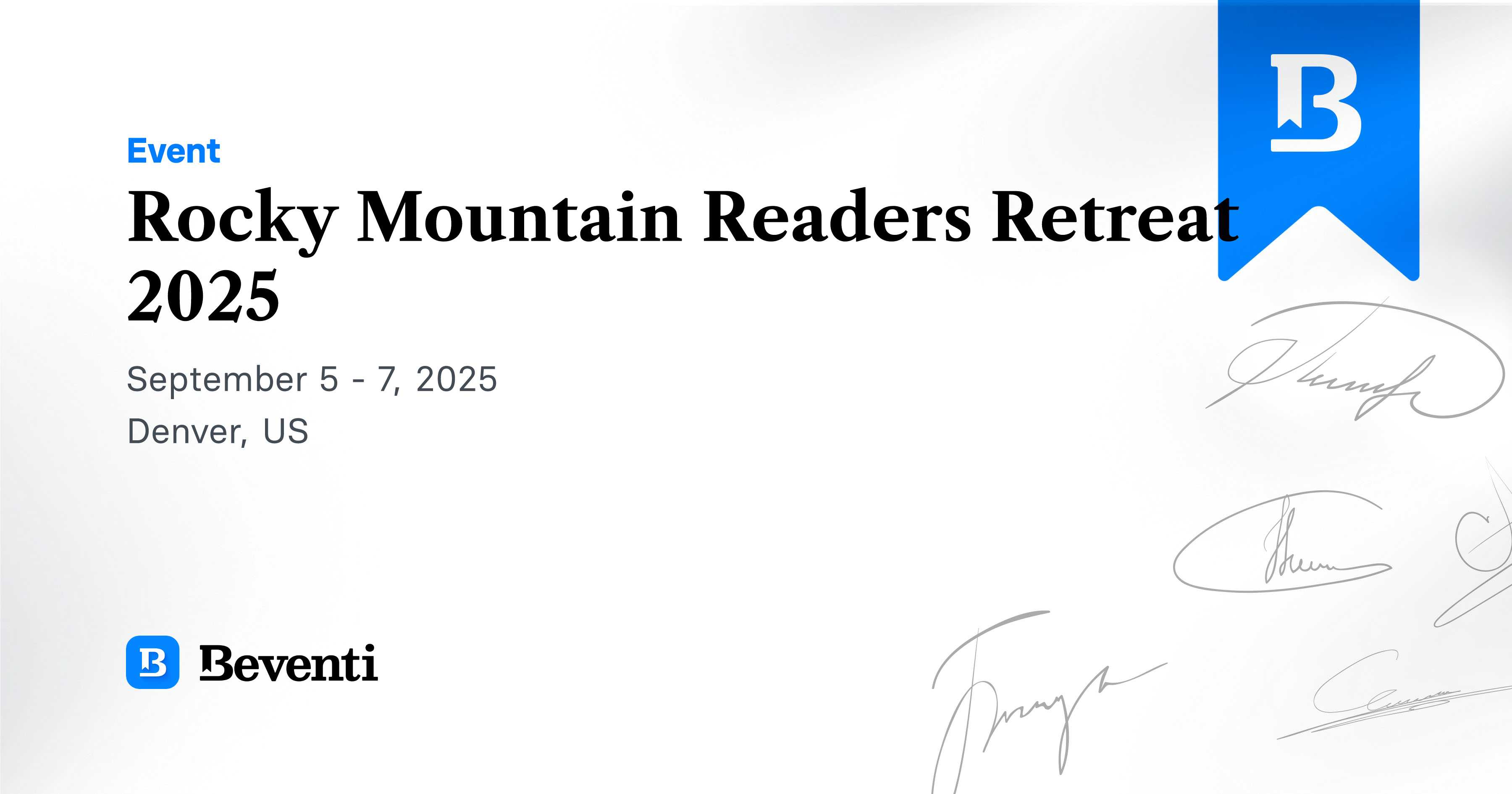 Rocky Mountain Readers Retreat 2025
