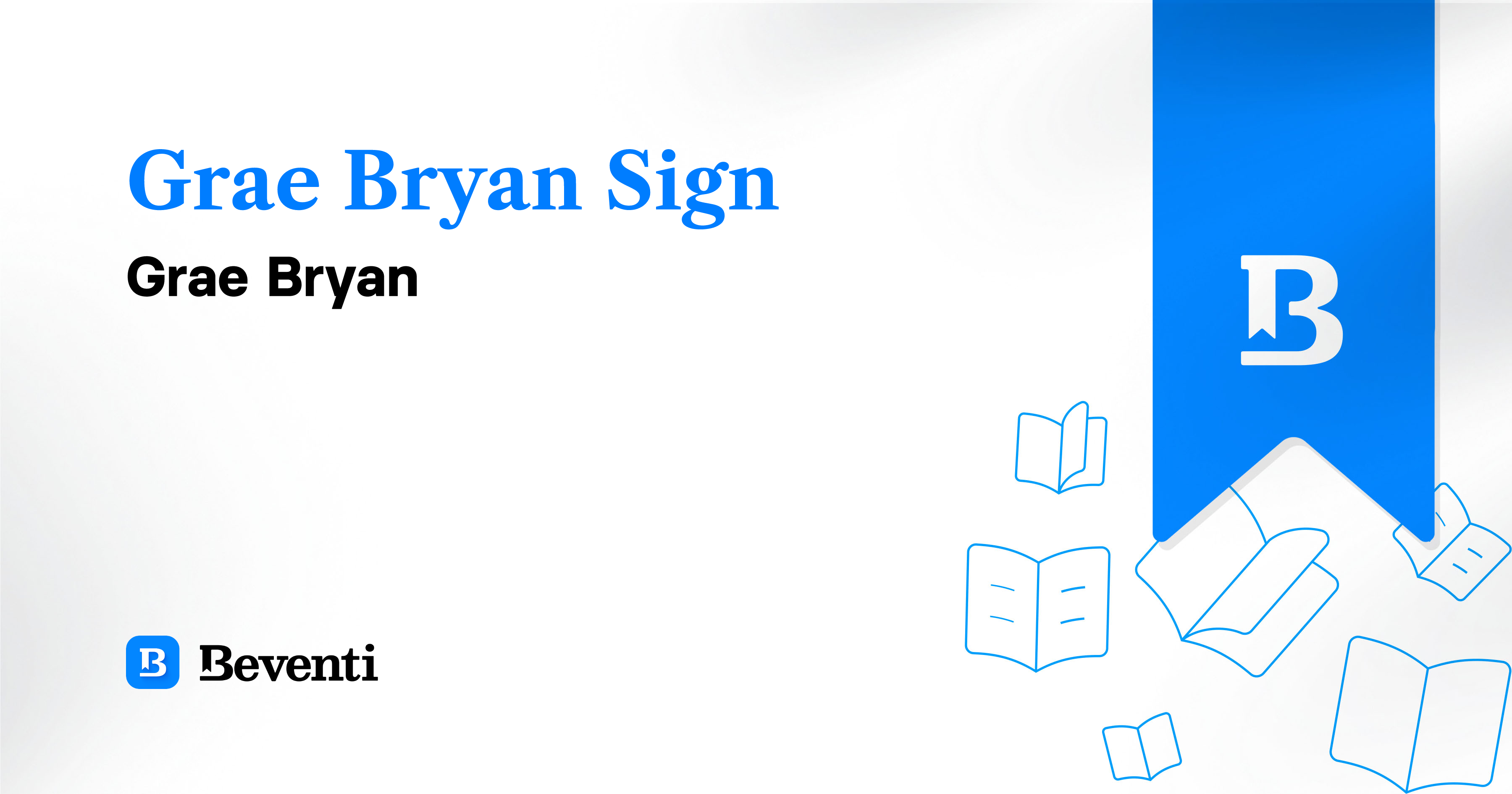 Grae Bryan Sign & Ship 2025, Grae Bryan