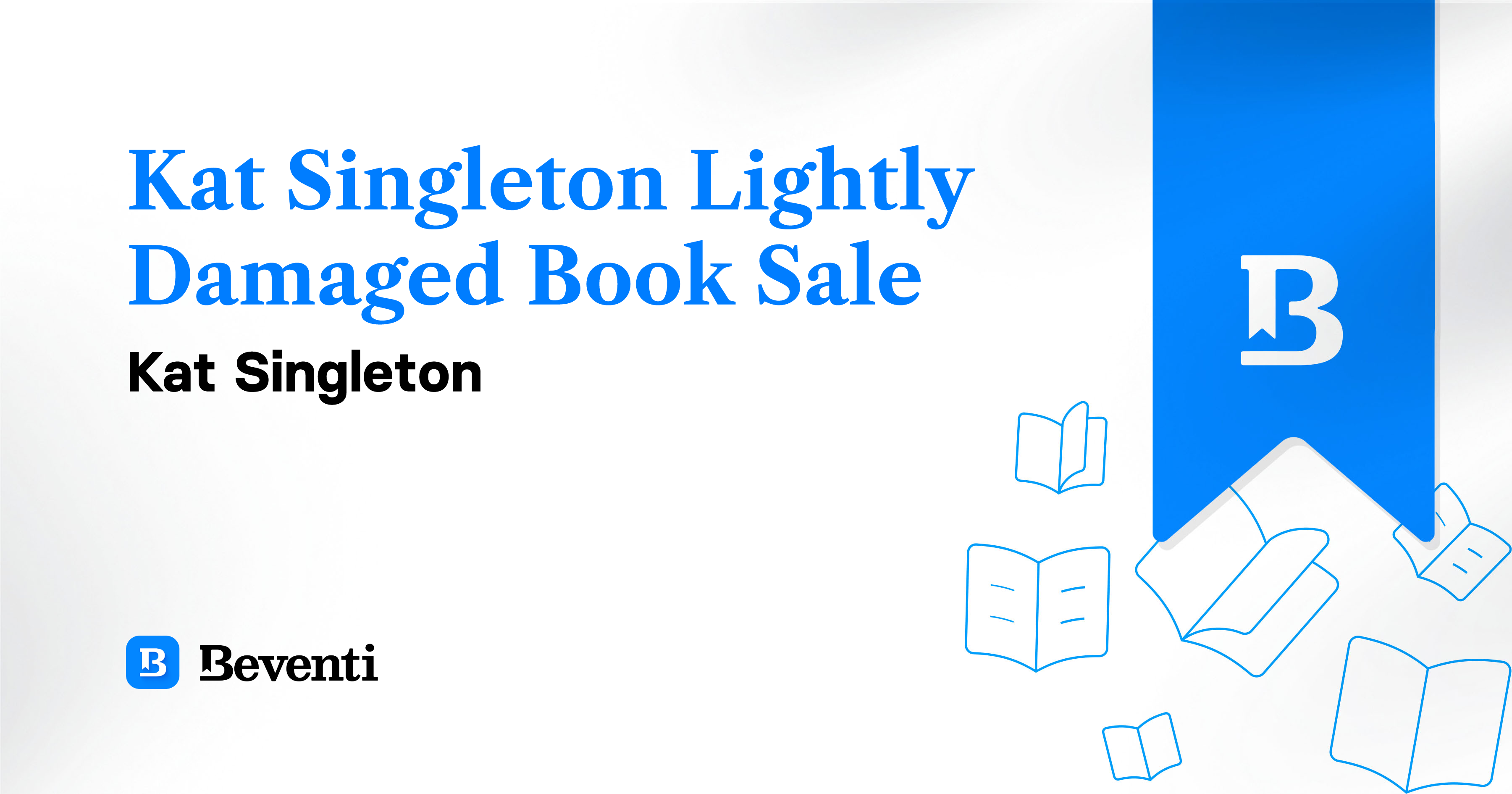 Kat Singleton Lightly Damaged Book Sale, Kat Singleton