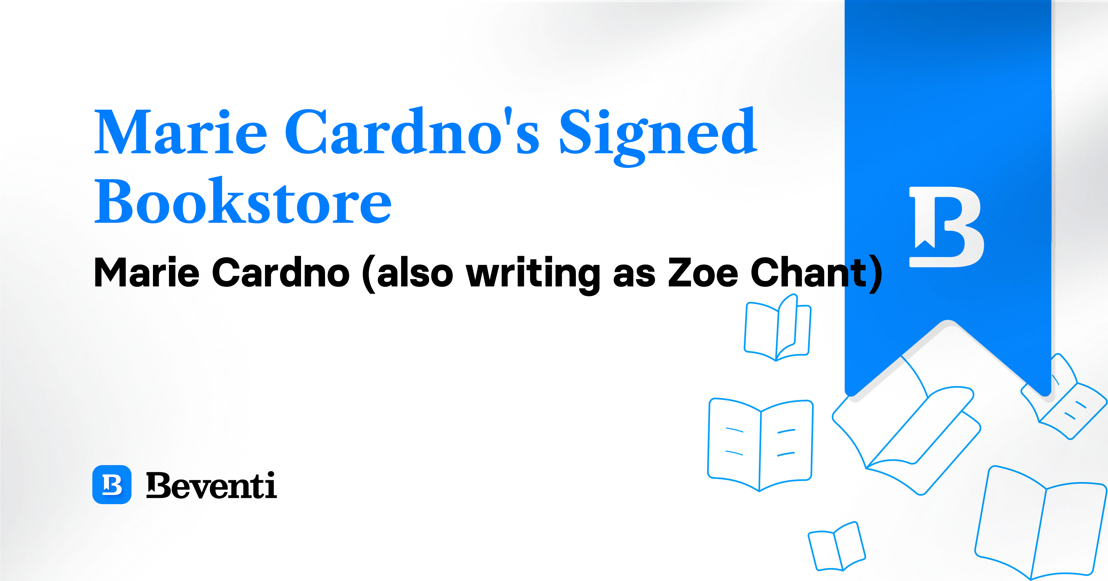 Marie Cardno's Signed Bookstore, Marie Cardno (also writing as Zoe Chant)