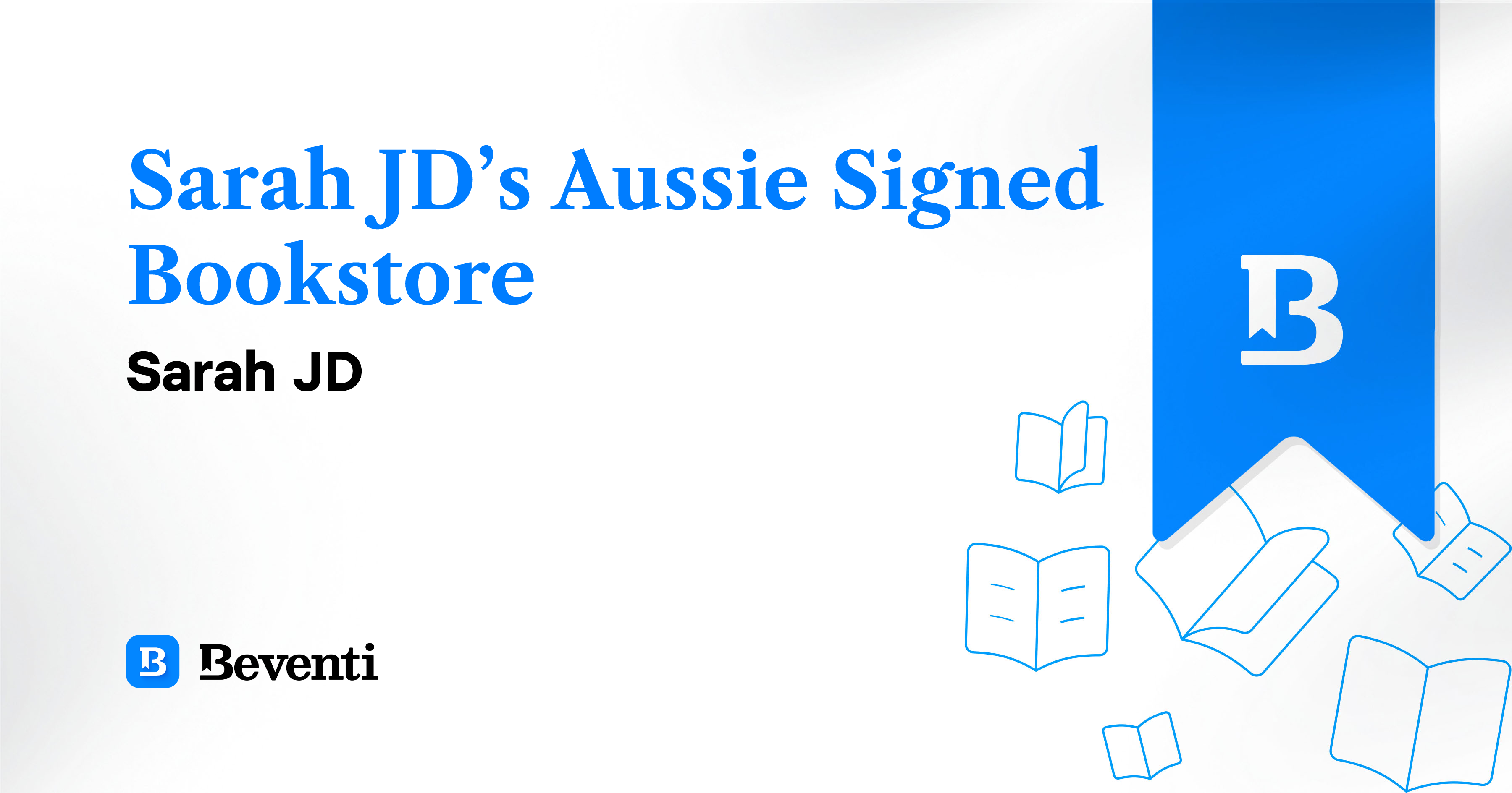 Sarah JD’s Aussie Signed Bookstore, Sarah JD